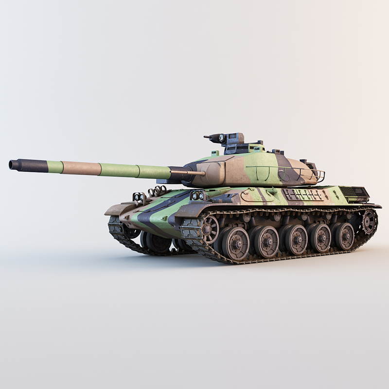 AMX-32 Frankreich Kampfpanzer 3D-Modell - TurboSquid 734774