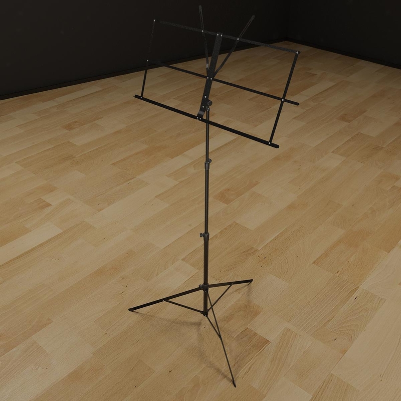 3d model music stand