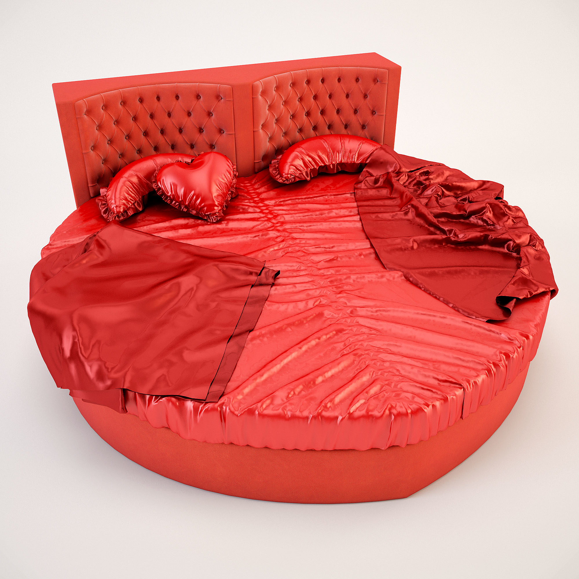 3ds max heart bed