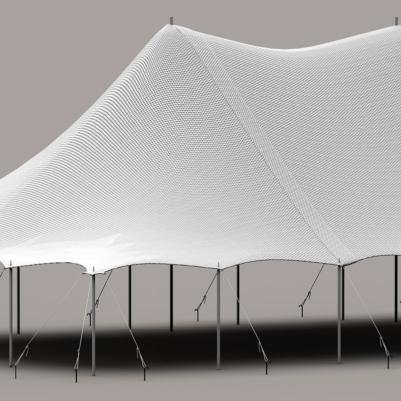 party tent 3d model