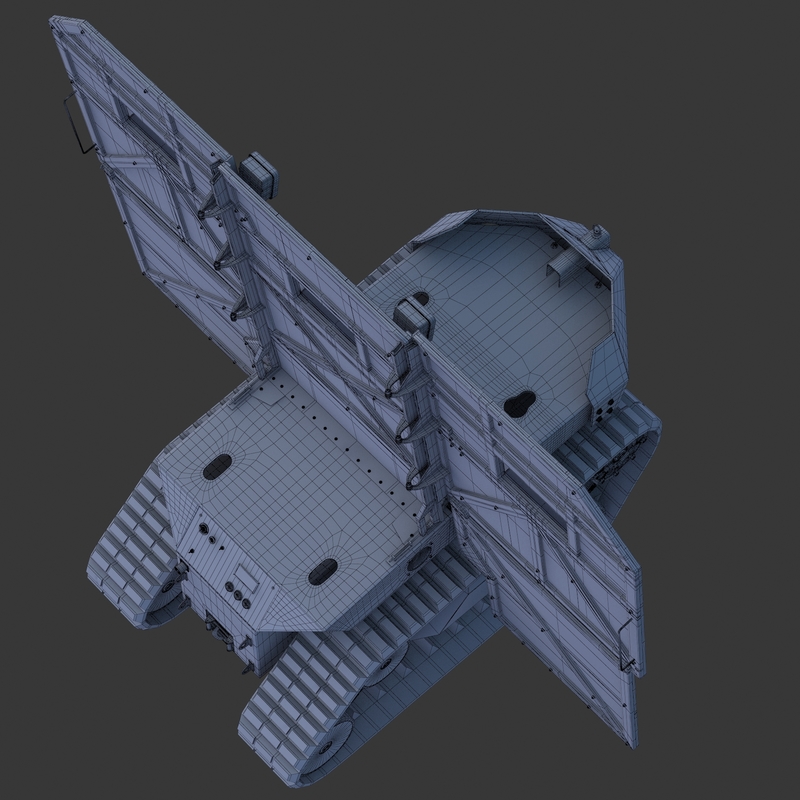 robotic ballistic shield rbs1 3d max