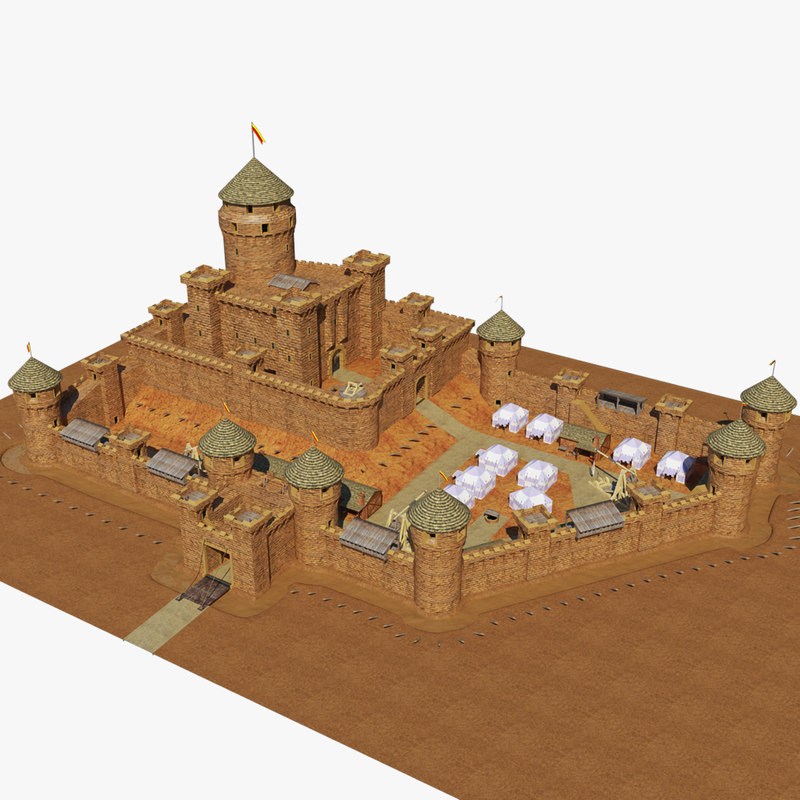 medieval castle model