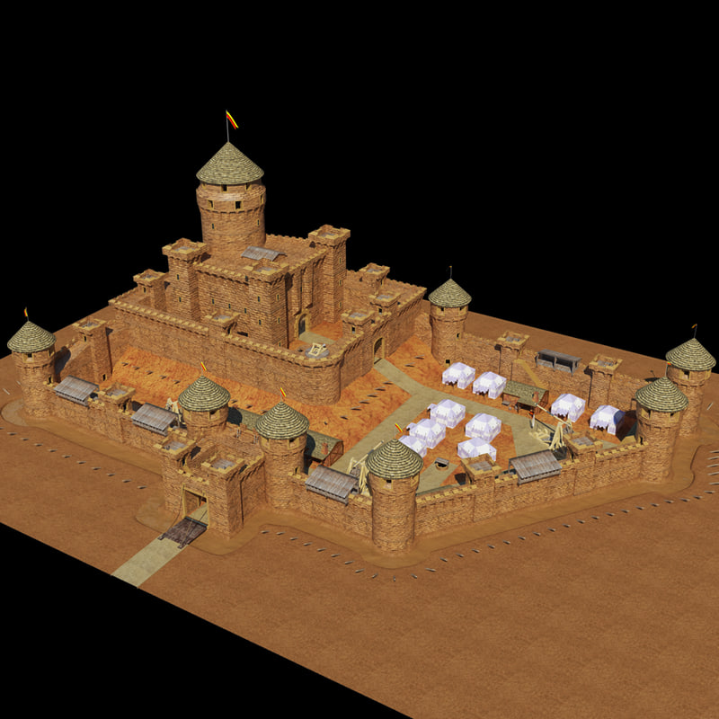 medieval castle model