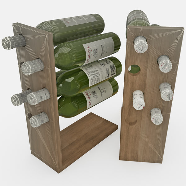 3d model wine rack