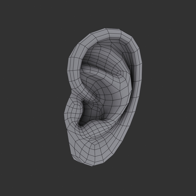 max realistic human ear