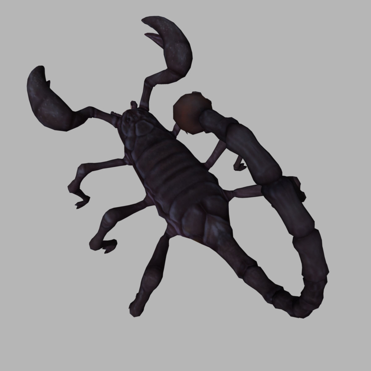 3d ma black scorpion animations