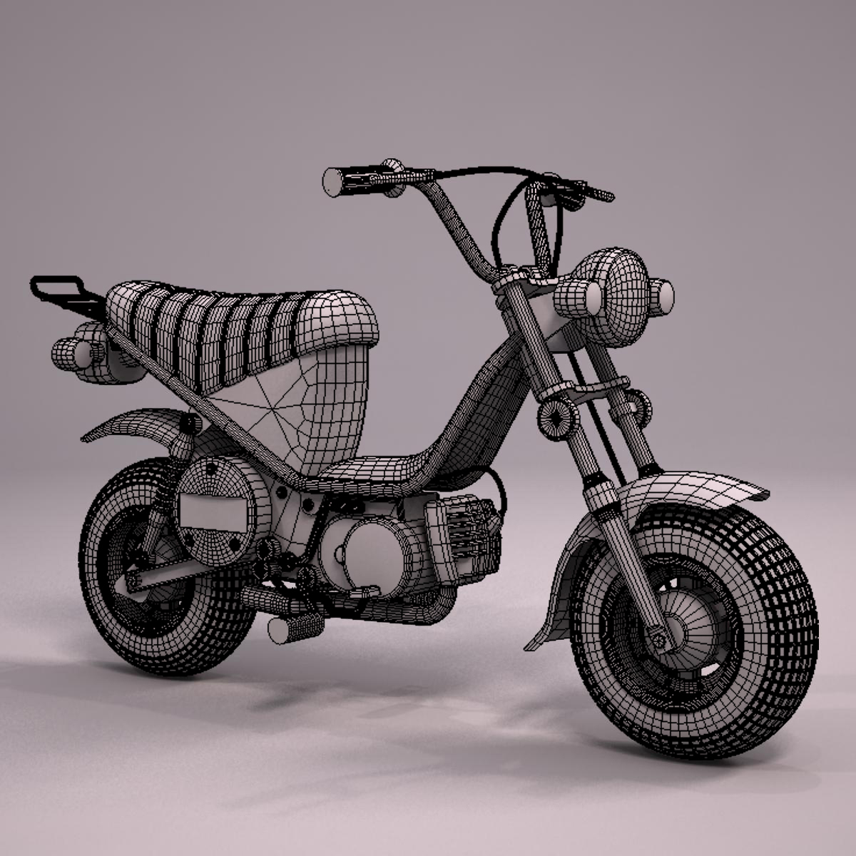 3d model of yamaha chappy 2010