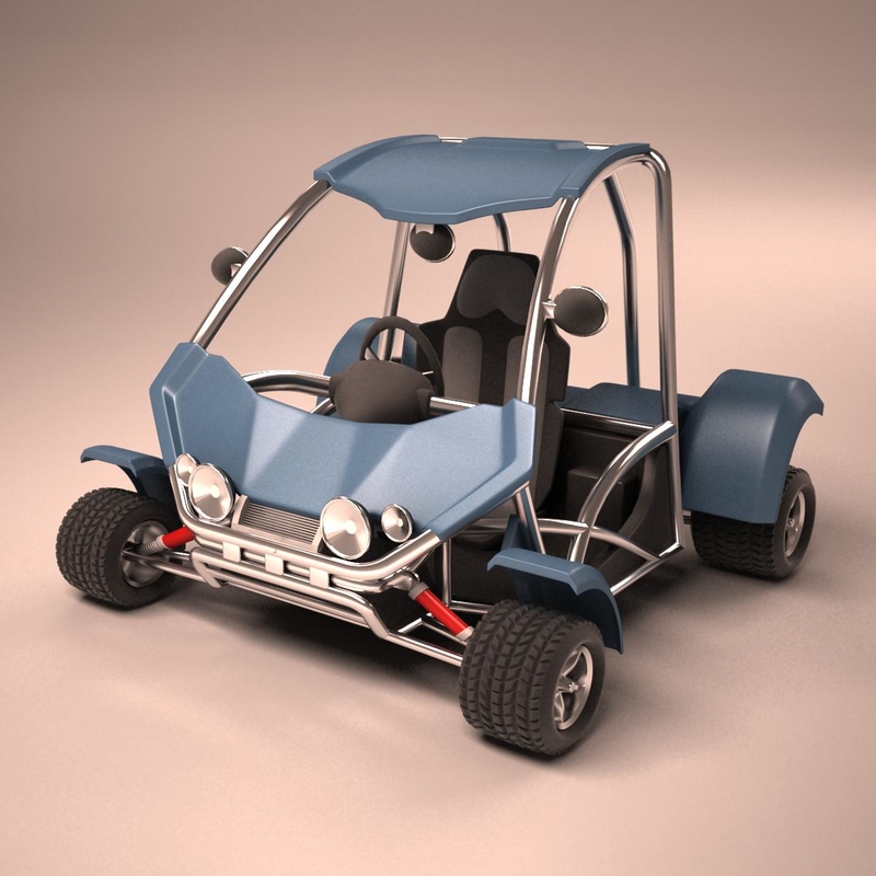 buggy cartoon 3d 3ds