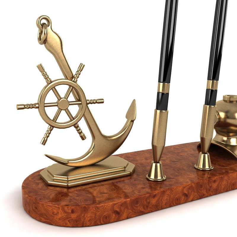 3d nautical desk set