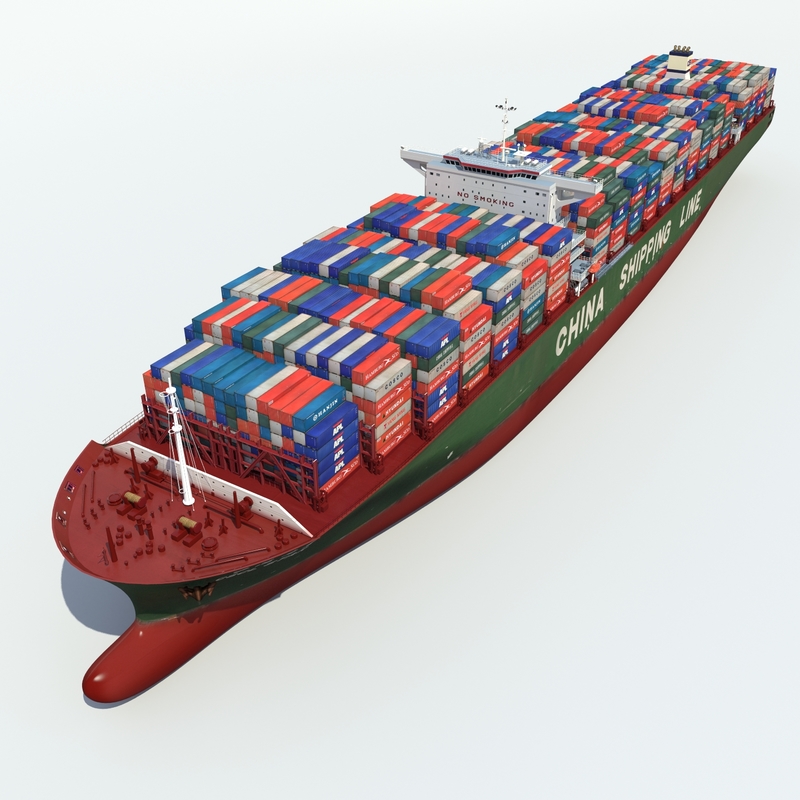 Navio porta-contentores Modelo 3D - TurboSquid 705335