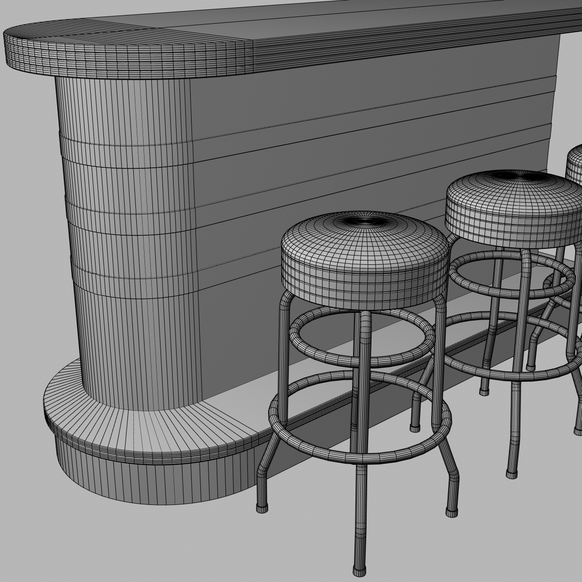 bar furniture 3d model