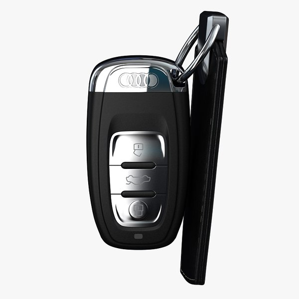 3d model of key car audi