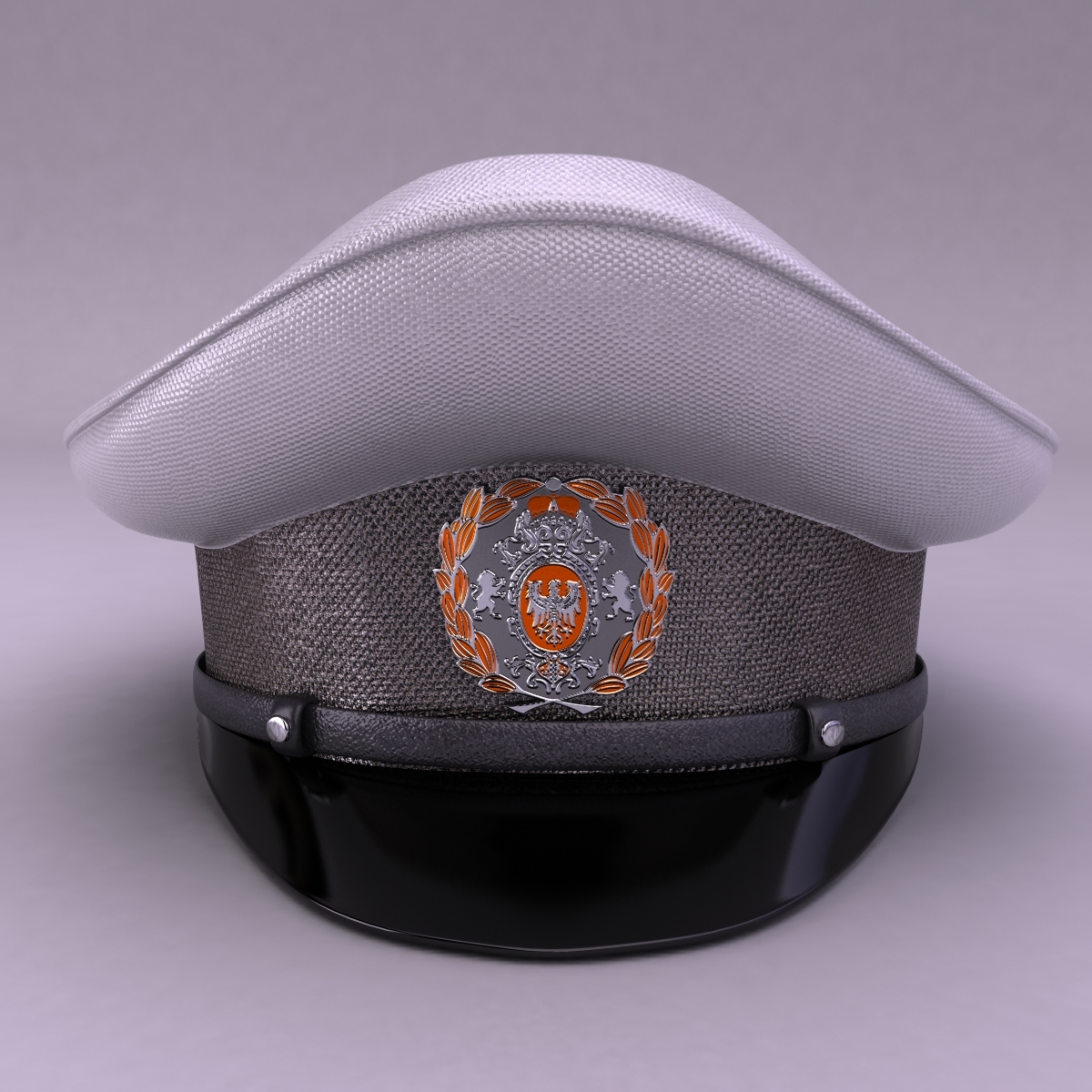 peaked cap 3d model