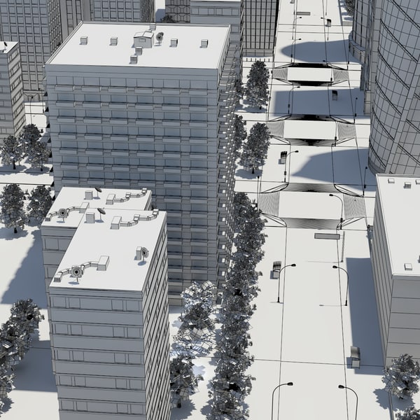 cityscape city 3d model