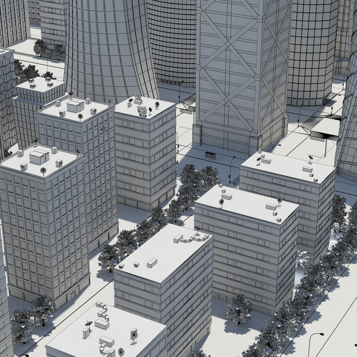 cityscape city 3d model