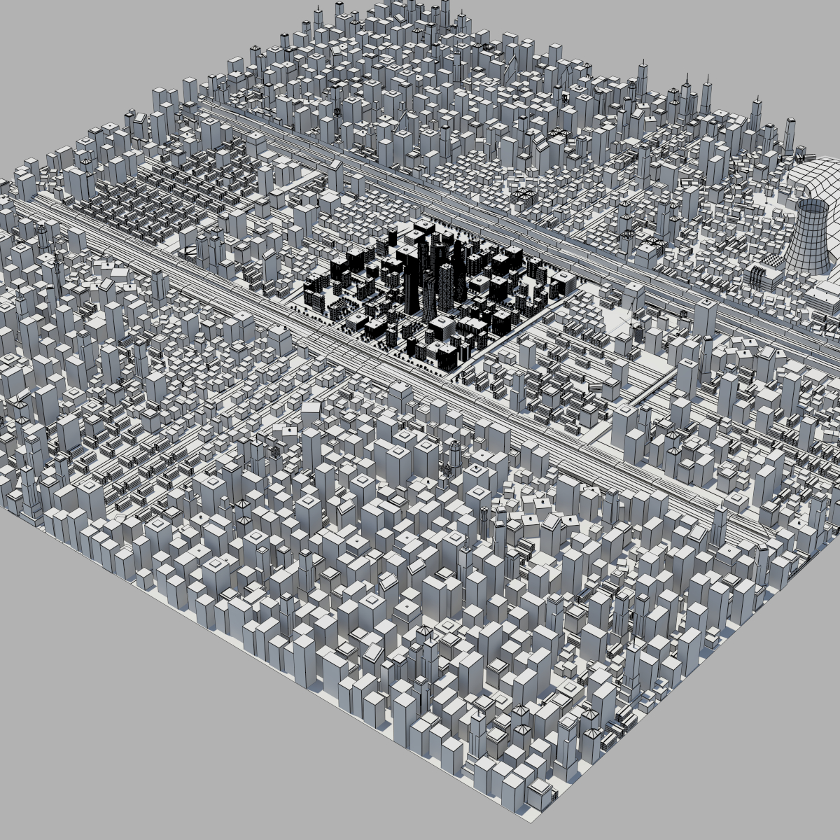cityscape city 3d model
