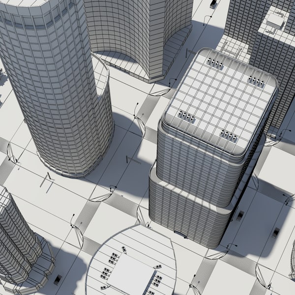 cityscape city 3d model