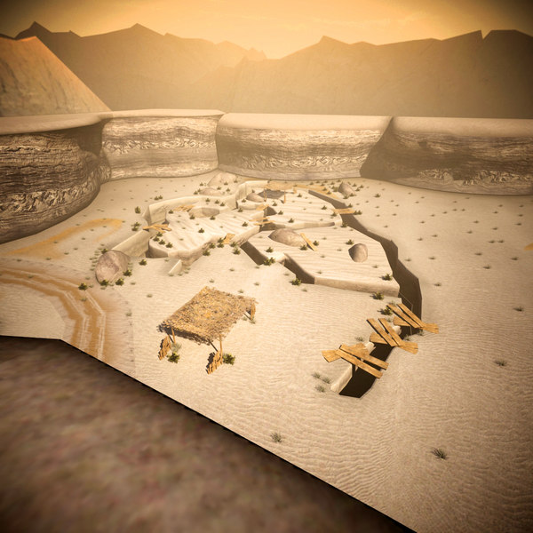 3ds max desert environment