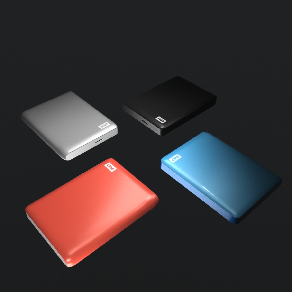 western digital passport essential 3d max