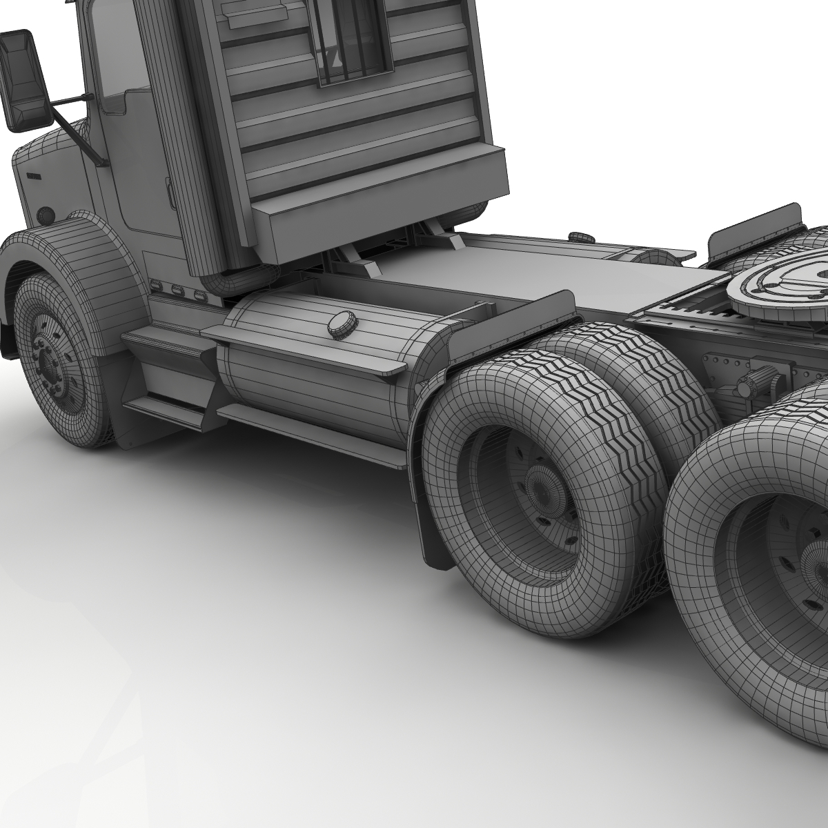 3d t800 daycab model