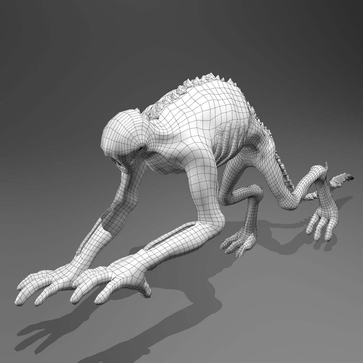 monster rigged 3d max