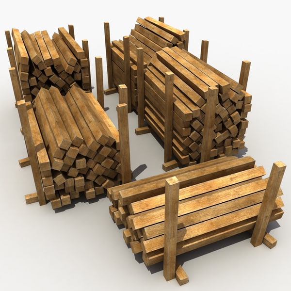 Holzbalken 2 3D-Modell - TurboSquid 739058
