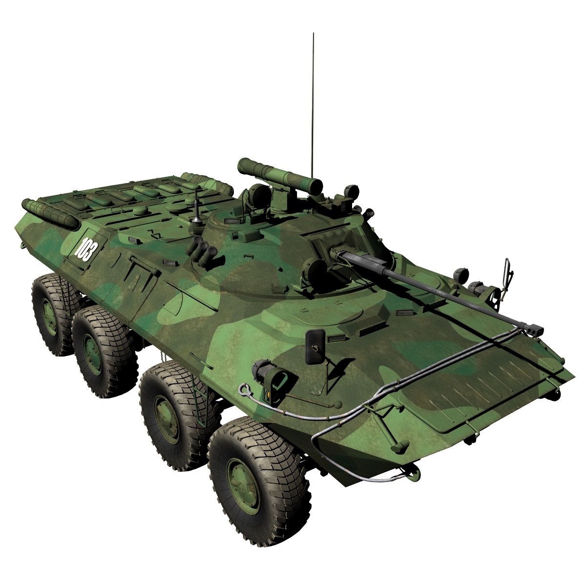 3d btr-90 armoured personnel model
