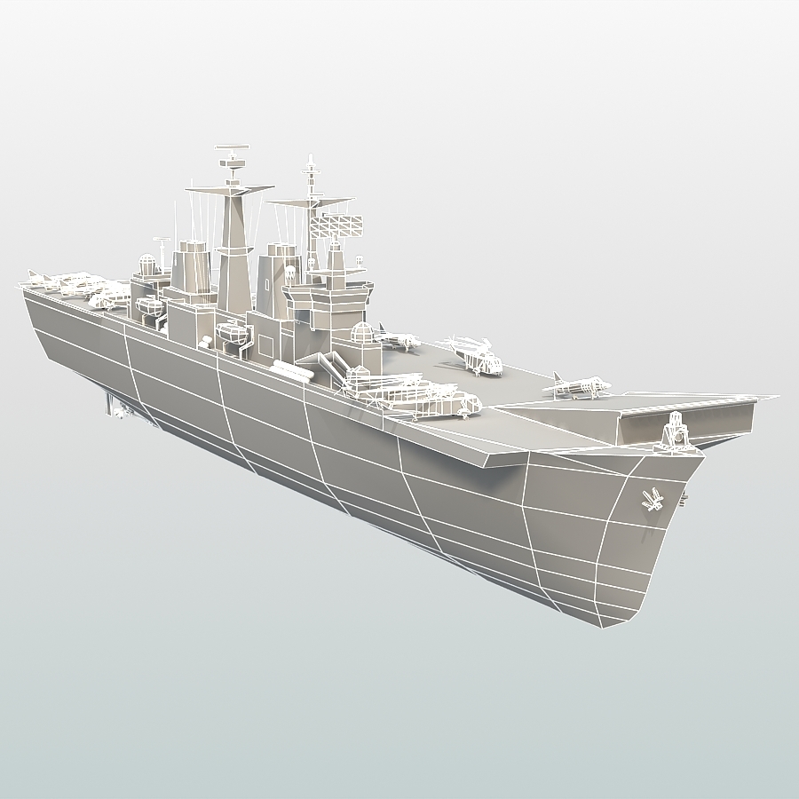 3ds max hms illustrious r06 carrier