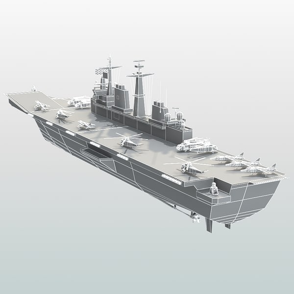 3ds max hms illustrious r06 carrier