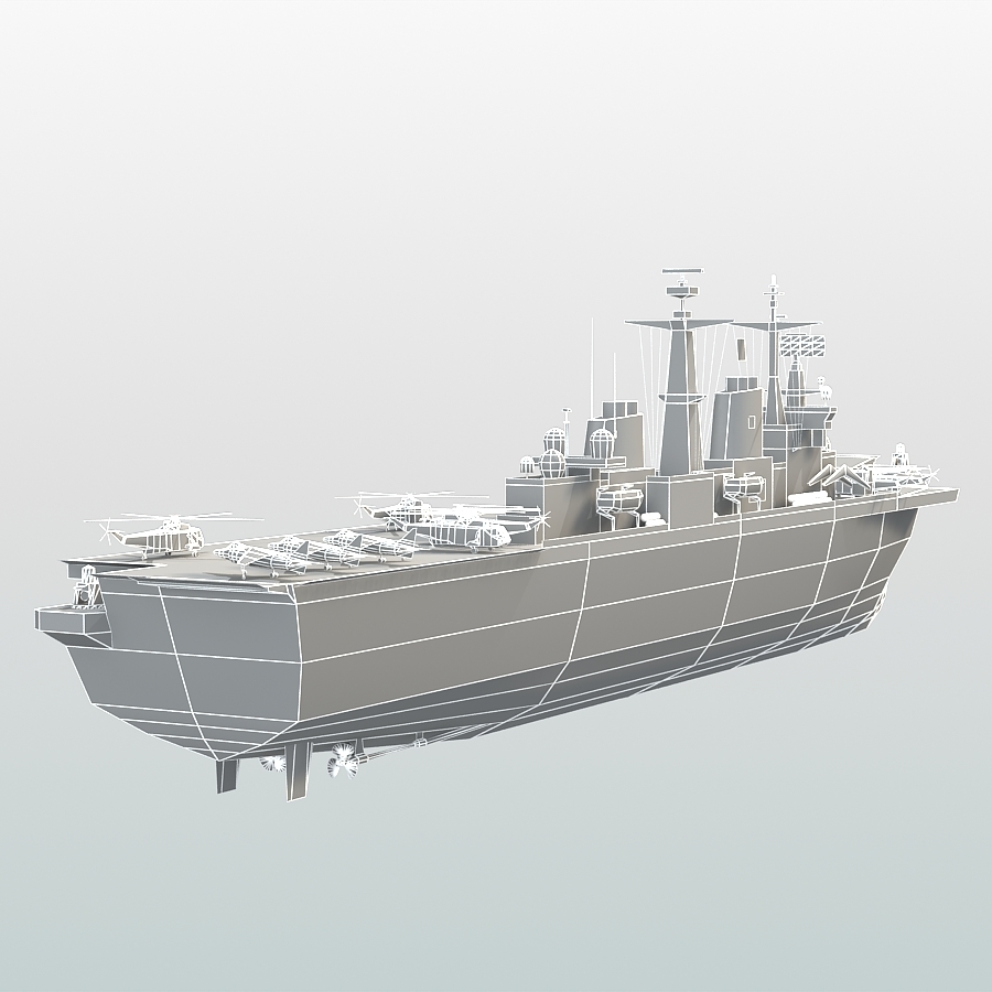 3ds max hms illustrious r06 carrier