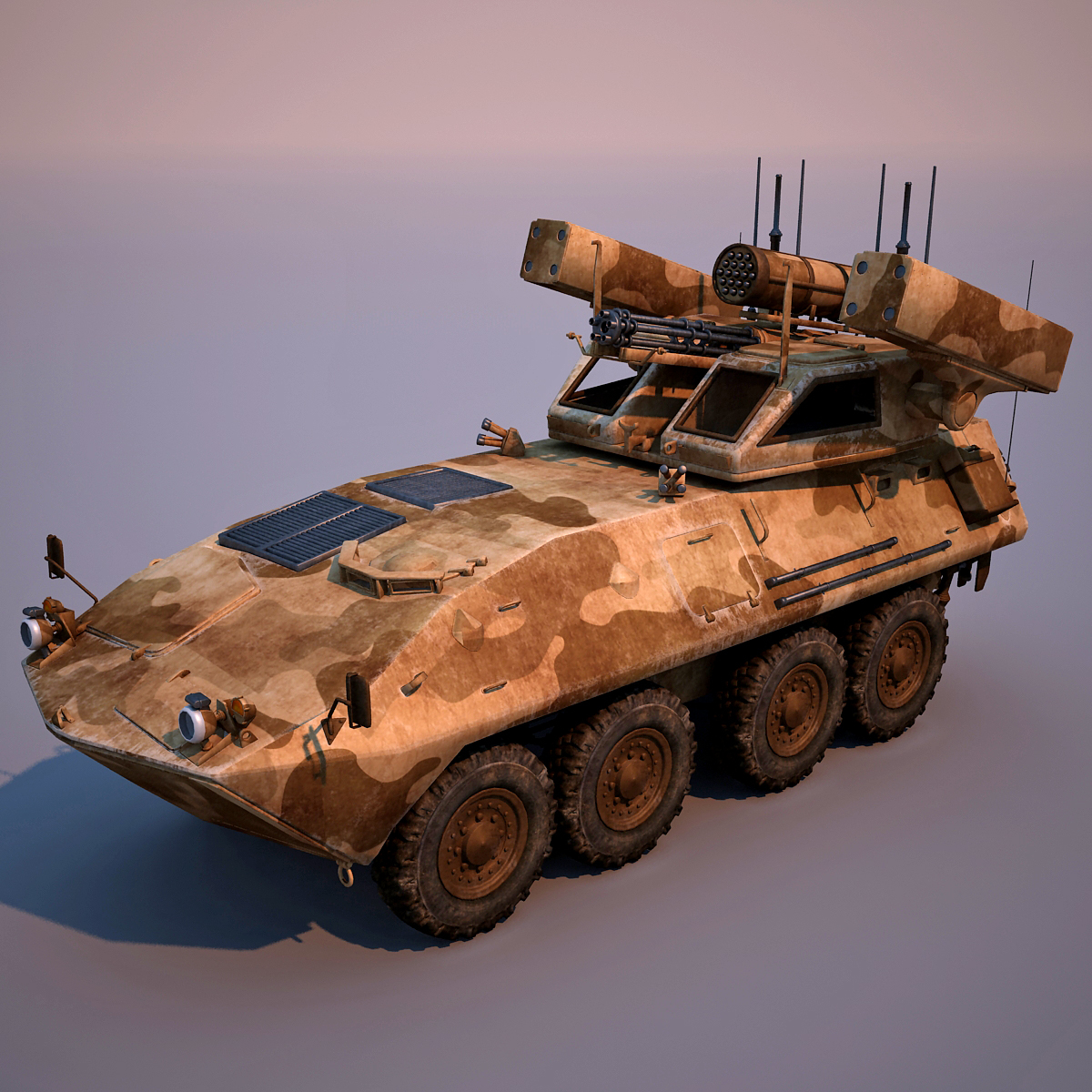 lav-ad air defense vehicle 3d model