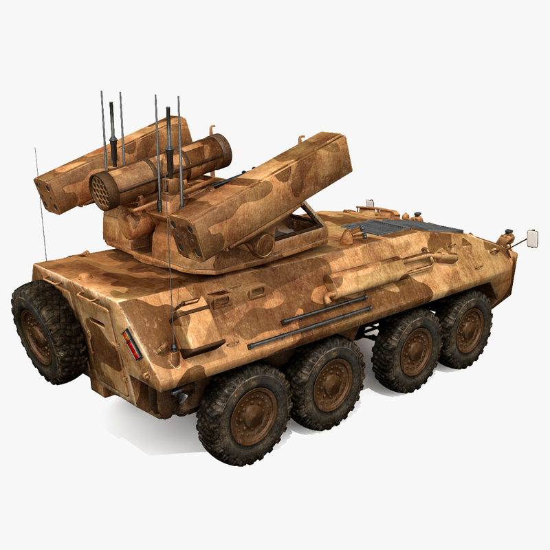 lav-ad air defense vehicle 3d model