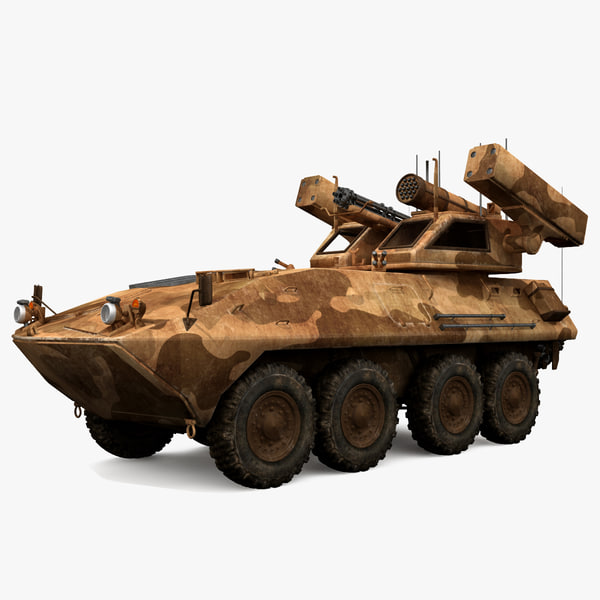 lav-ad air defense vehicle 3d model