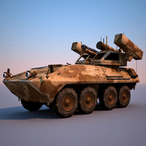 Pojazd obrony powietrznej LAV-AD Model 3D - TurboSquid 680461