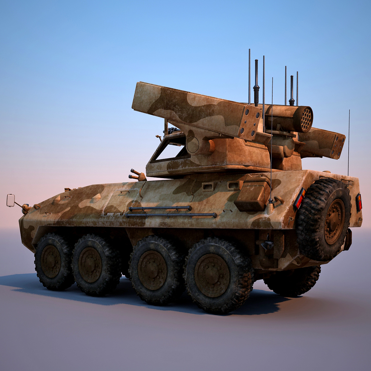 lav-ad air defense vehicle 3d model