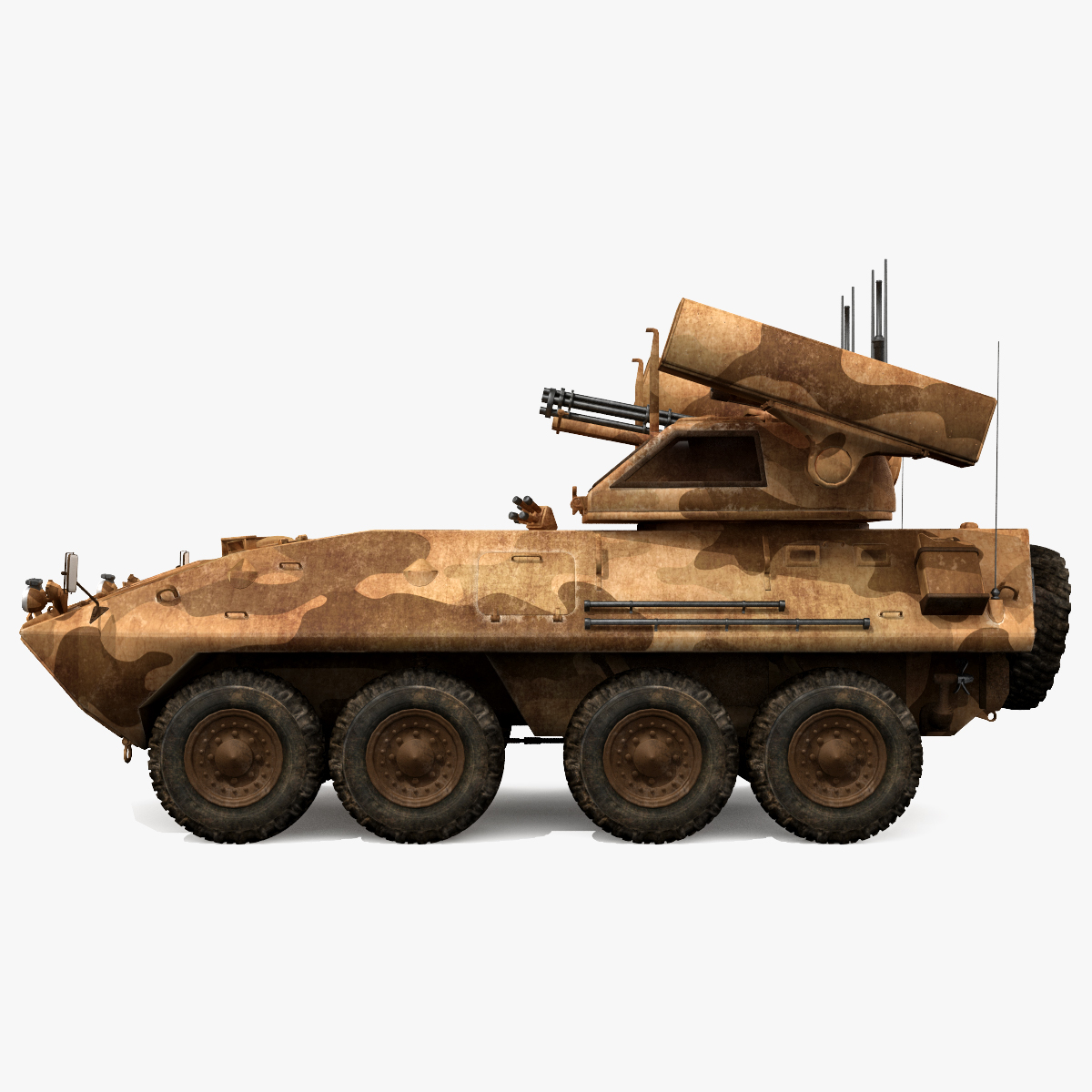 lav-ad air defense vehicle 3d model