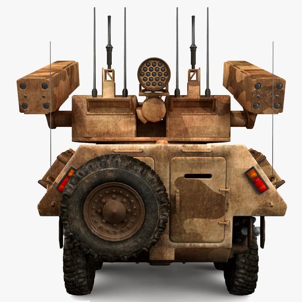 lav-ad air defense vehicle 3d model