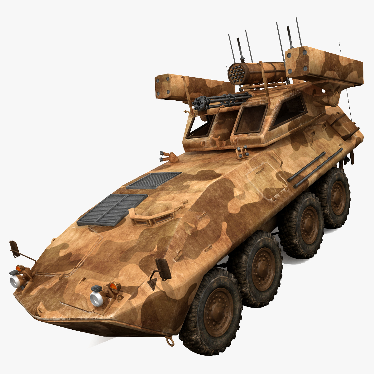 lav-ad air defense vehicle 3d model