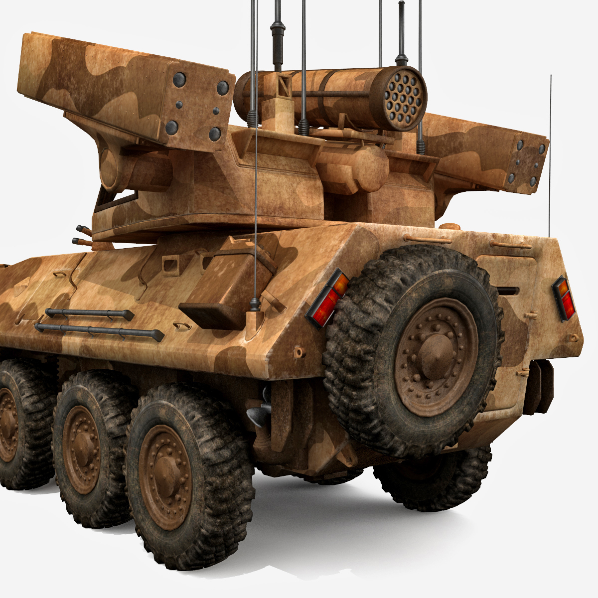 lav-ad air defense vehicle 3d model