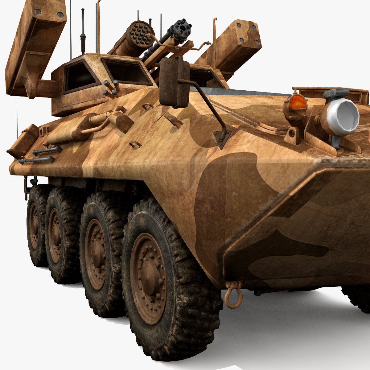 lav-ad air defense vehicle 3d model