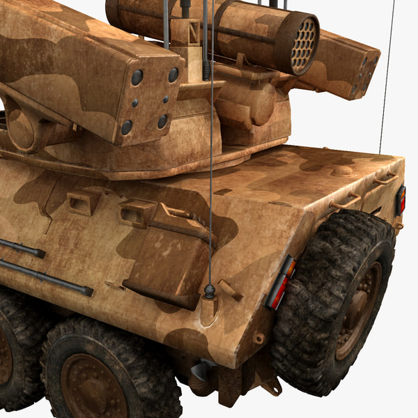 lav-ad air defense vehicle 3d model
