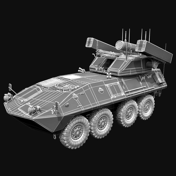 lav-ad air defense vehicle 3d model