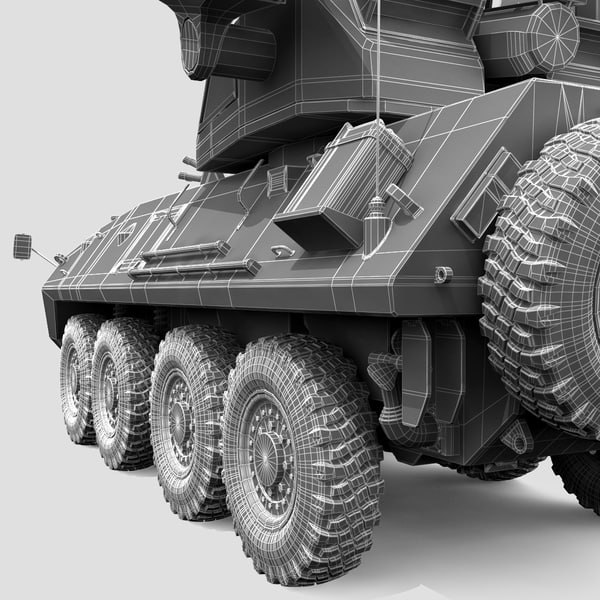 lav-ad air defense vehicle 3d model