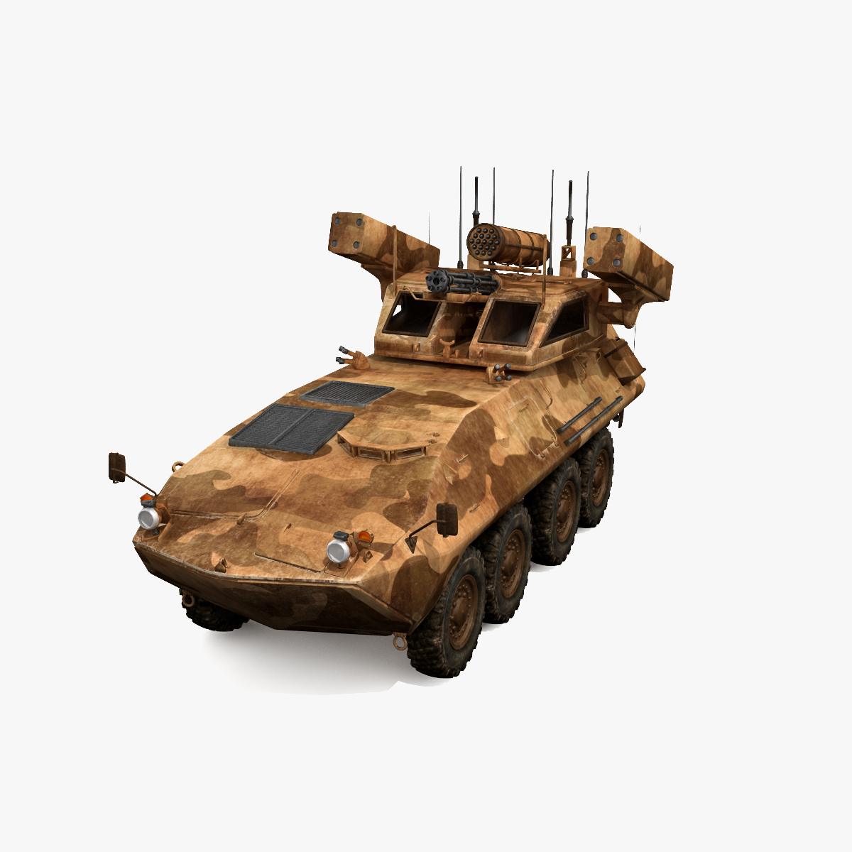 lav-ad air defense vehicle 3d model