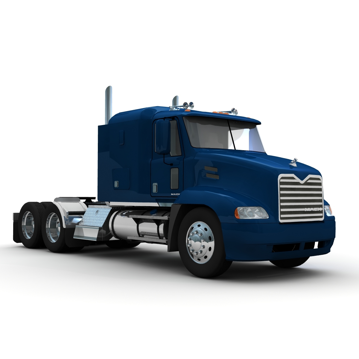 mack vision truck sleeper 3d lwo