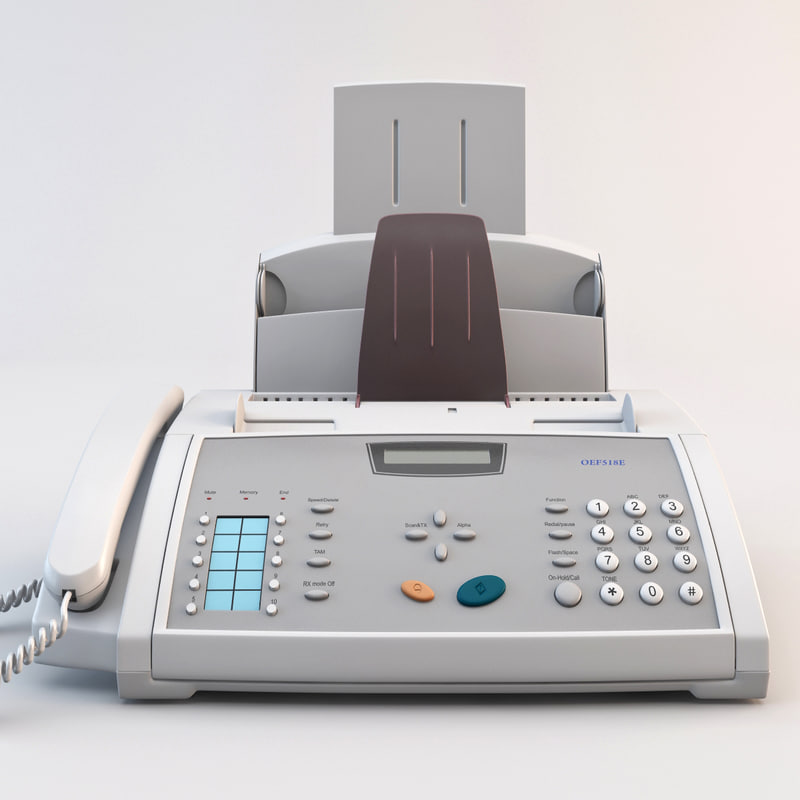 fax machine oef518e 3d max