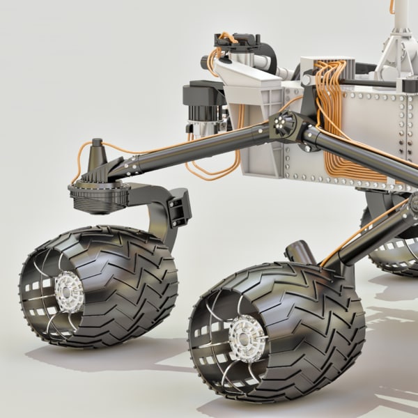 nasa mars rover curiosity 3d model