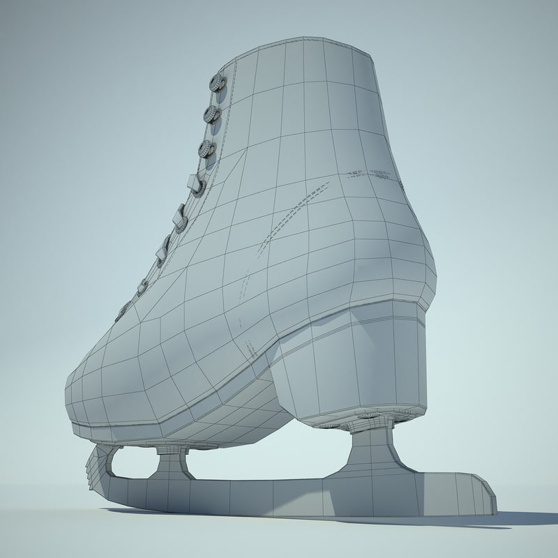 skates figure 3d max