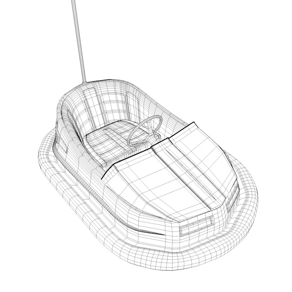 3d model bumper car