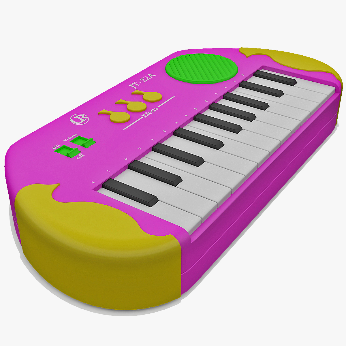 3ds max electronic toy keyboard